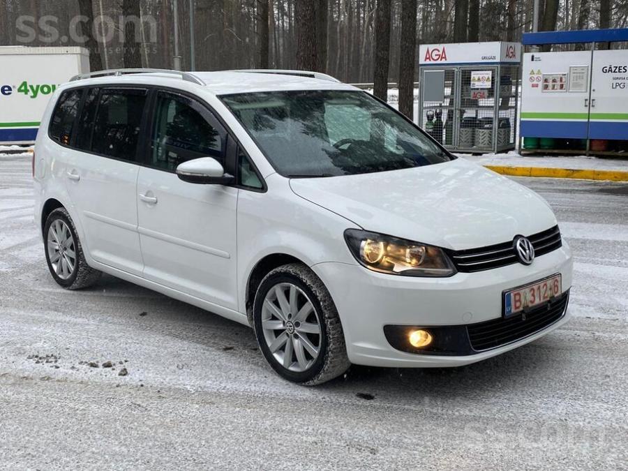 Balts Volkswagen Touran 2014 Rīga, ar dzinēja tilpumu 1.60 L un nobraukumu 0 tūkst. km par 5499 €, foto 7 vietnē AUTOMOTO.COM.LV