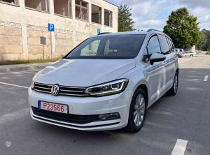 Balts Volkswagen Touran 2016 Kauņa, ar dzinēja tilpumu 1.97 L un nobraukumu 322 tūkst. km par 10950 €, foto  vietnē AUTOMOTO.COM.LV