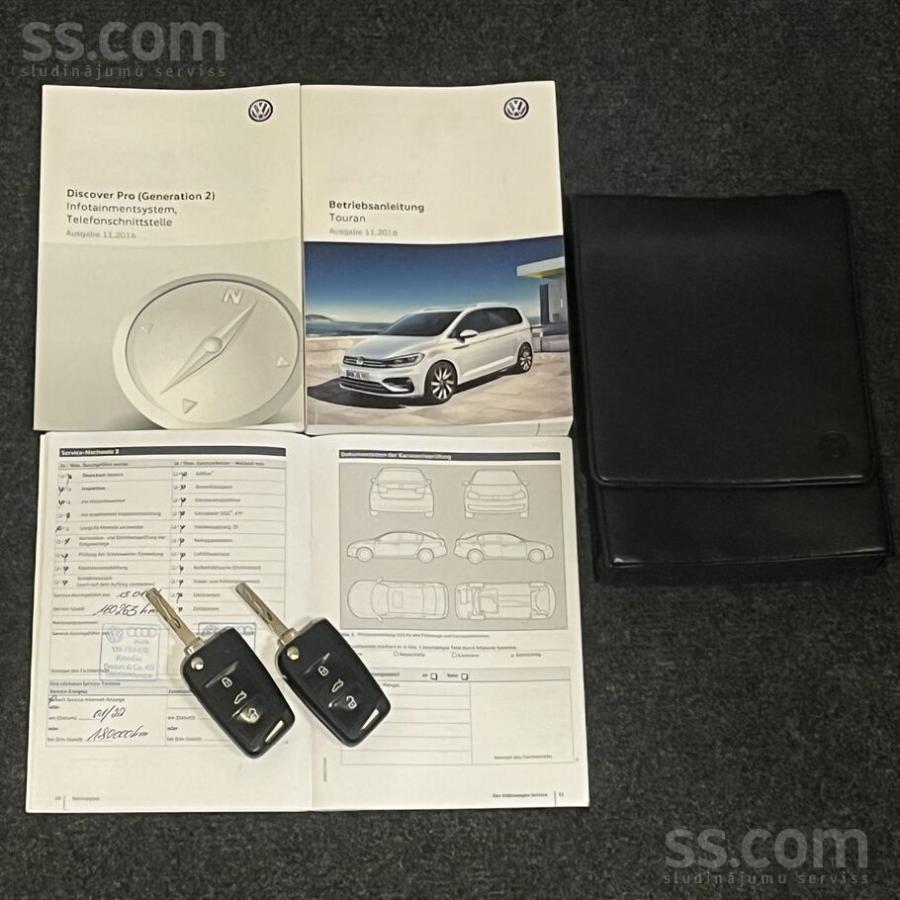 Balts Volkswagen Touran 2017 Rīga, ar dzinēja tilpumu 1.60 L un nobraukumu 281 tūkst. km par 8900 €, foto 30 vietnē AUTOMOTO.COM.LV