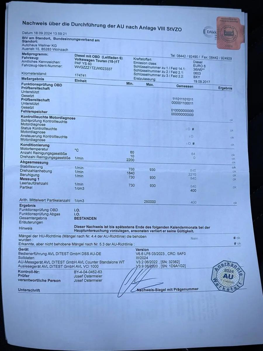 Белый Фольксваген Туран 2017 в Рига, объемом двигателя 2.00 л и пробегом 197 тыс. км за 17295 €, фото 26 на AUTOMOTO.COM.LV