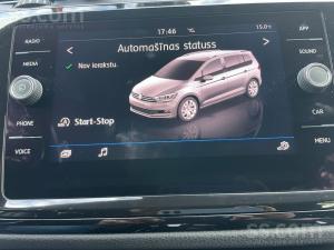 Balts Volkswagen Touran 2018 Rīga, ar dzinēja tilpumu 1.40 L un nobraukumu 151 tūkst. km par 15700 €, foto 19 vietnē AUTOMOTO.COM.LV