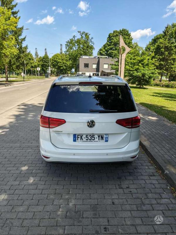 Balts Volkswagen Touran 2019 Tauragė, ar dzinēja tilpumu 1.97 L un nobraukumu 177 tūkst. km par 8400 €, foto 4 vietnē AUTOMOTO.COM.LV