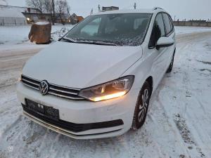 Balts Volkswagen Touran 2022 Marijampole, ar dzinēja tilpumu 1.50 L un nobraukumu 9 tūkst. km par 17666 €, foto 2 vietnē AUTOMOTO.COM.LV