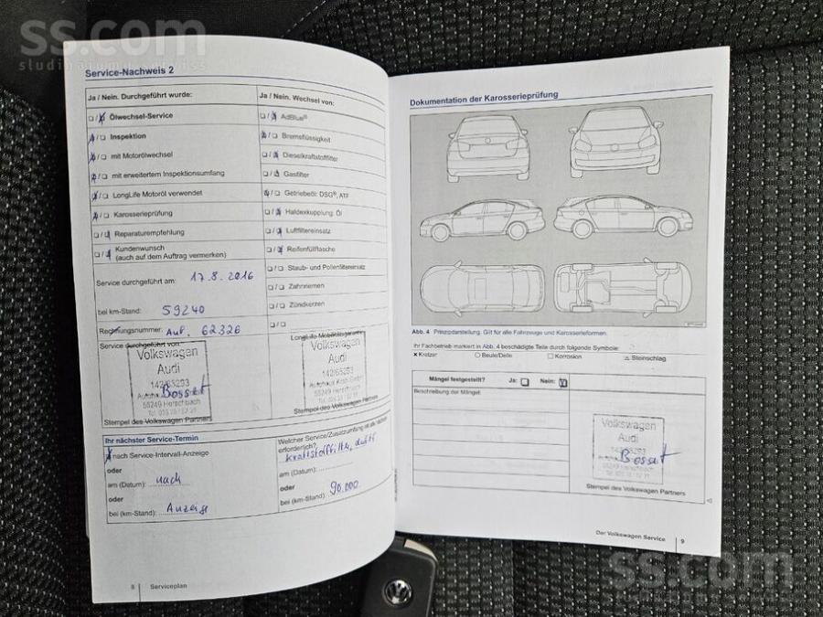 Желтый Фольксваген Туран 2013 в Талси, объемом двигателя 2.00 л и пробегом 276 тыс. км за 7599 €, фото 21 на AUTOMOTO.COM.LV