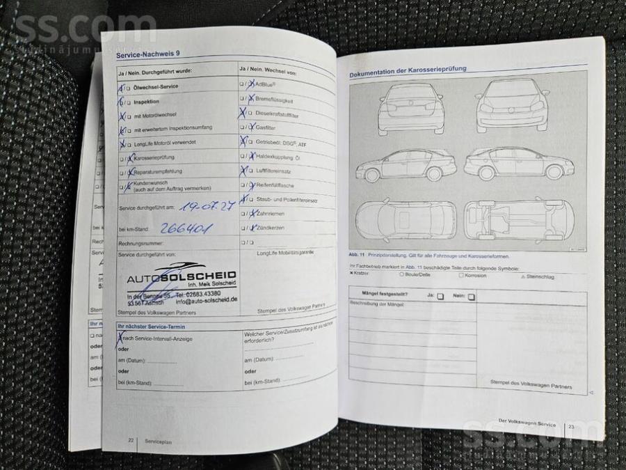 Желтый Фольксваген Туран 2013 в Талси, объемом двигателя 2.00 л и пробегом 276 тыс. км за 7599 €, фото 28 на AUTOMOTO.COM.LV