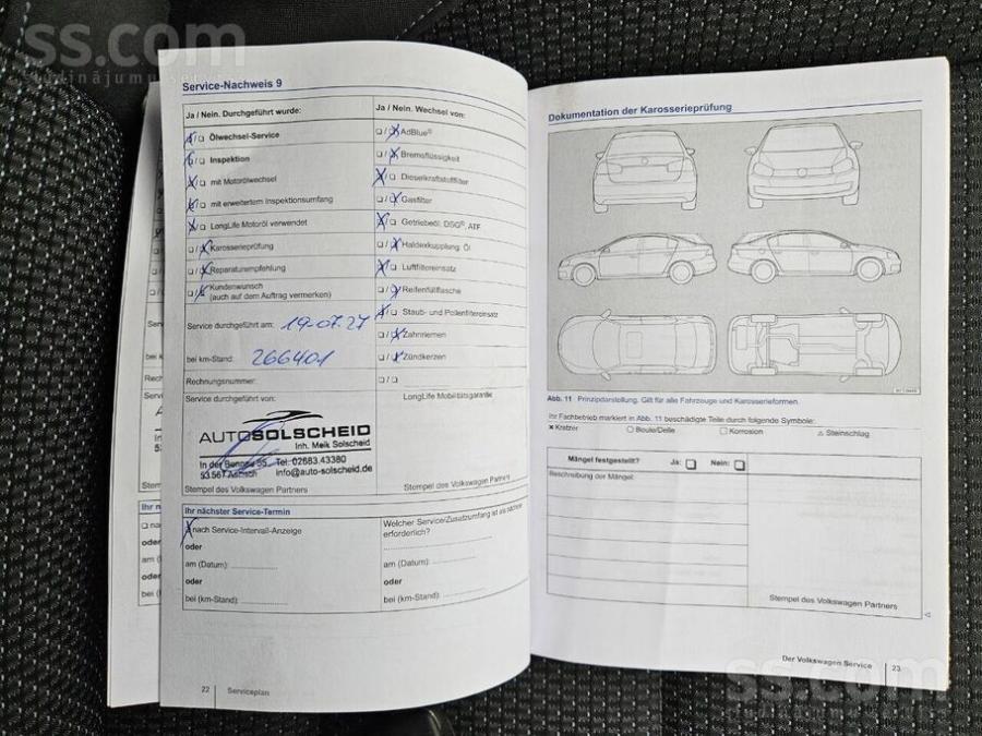 Желтый Фольксваген Туран 2013 в Талси, объемом двигателя 2.00 л и пробегом 277 тыс. км за 6950 €, фото 35 на AUTOMOTO.COM.LV