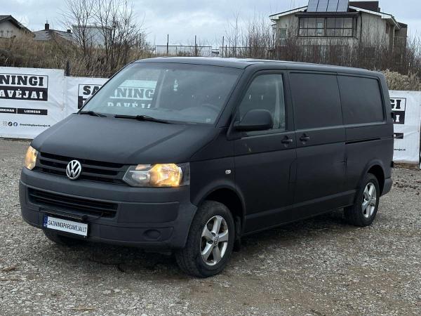 Black Volkswagen Transporter 2012 in Vilnius, with an engine capacity of 1.97 L and mileage of 393 thousand km for 5100 €, photo 2 on AUTOMOTO.COM.LV