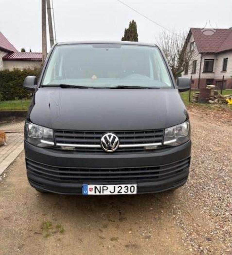 Black Volkswagen Transporter 2016 in Alytus, with an engine capacity of 1.97 L and mileage of 164 thousand km for 11500 €, photo 6 on AUTOMOTO.COM.LV