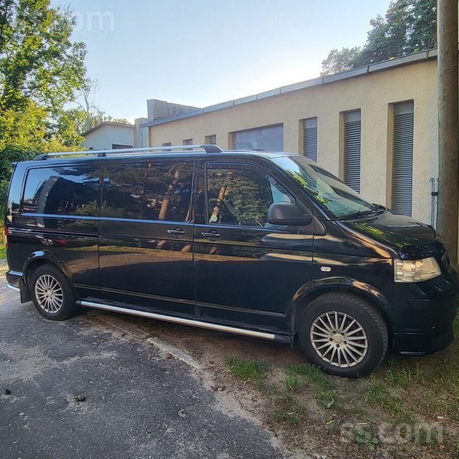 Black Volkswagen Transporter 2004 in Jurmala, with an engine capacity of 2.50 L and mileage of 0 thousand km for 5950 €, photo 4 on AUTOMOTO.COM.LV