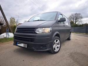 Melns Volkswagen Transporter 2006 Viļņa, ar dzinēja tilpumu 1.90 L un nobraukumu 301 tūkst. km par 5700 €, foto  vietnē AUTOMOTO.COM.LV