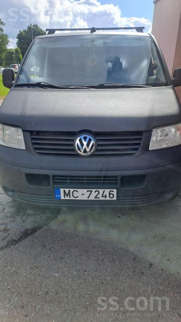Melns Volkswagen Transporter 2006 Rīga, ar dzinēja tilpumu 2.50 L un nobraukumu 400 tūkst. km par 1600 €, foto 2 vietnē AUTOMOTO.COM.LV