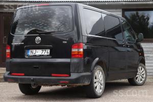 Black Volkswagen Transporter 2007 in Valmiera, with an engine capacity of 1.90 L and mileage of 0 thousand km for 4100 €, photo 4 on AUTOMOTO.COM.LV