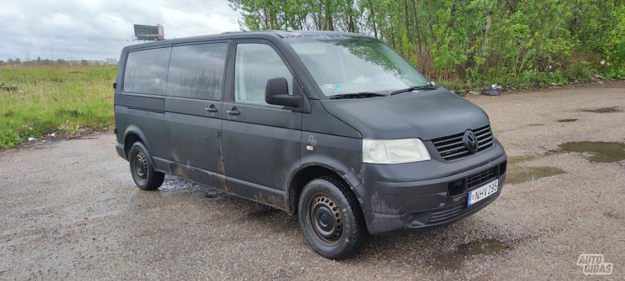 Black Volkswagen Transporter 2008 in Kaunas, with an engine capacity of 1.90 L and mileage of 509 thousand km for 3500 €, photo 4 on AUTOMOTO.COM.LV