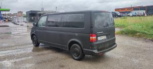 Black Volkswagen Transporter 2008 in Kaunas, with an engine capacity of 1.90 L and mileage of 509 thousand km for 3500 €, photo 6 on AUTOMOTO.COM.LV