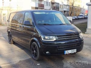 Black Volkswagen Transporter 2010 in Riga, with an engine capacity of 2.00 L and mileage of 0 thousand km for 8600 €, photo  on AUTOMOTO.COM.LV