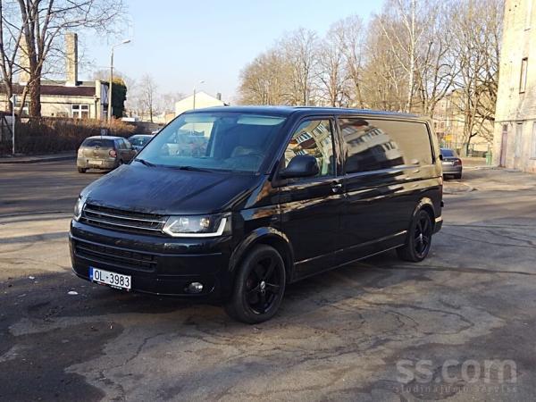 Black Volkswagen Transporter 2010 in Riga, with an engine capacity of 2.00 L and mileage of 0 thousand km for 8600 €, photo 3 on AUTOMOTO.COM.LV