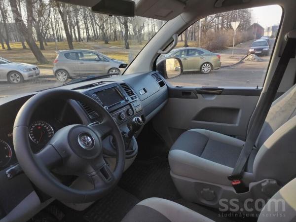 Black Volkswagen Transporter 2010 in Riga, with an engine capacity of 2.00 L and mileage of 0 thousand km for 8600 €, photo 10 on AUTOMOTO.COM.LV