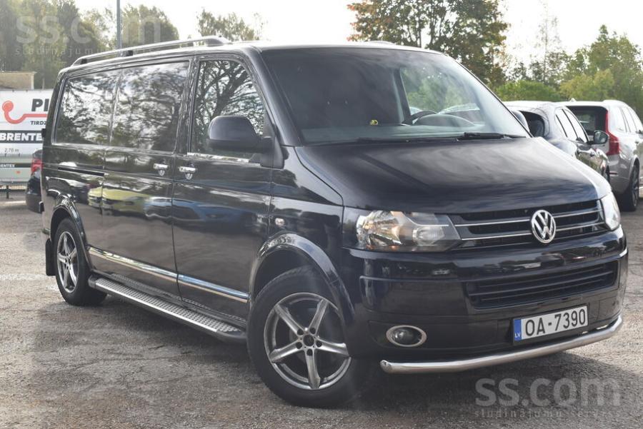 Black Volkswagen Transporter 2015 in Kuldiga, with an engine capacity of 2.00 L and mileage of 0 thousand km for 9990 €, photo 5 on AUTOMOTO.COM.LV