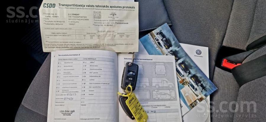 Melns Volkswagen Transporter 2018 Dobele, ar dzinēja tilpumu 2.00 L un nobraukumu 180 tūkst. km par 14520 €, foto 13 vietnē AUTOMOTO.COM.LV