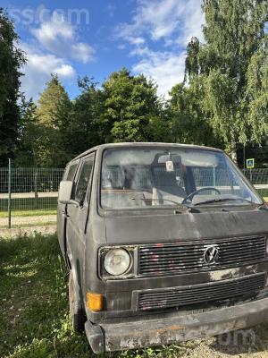 Black Volkswagen Transporter 1989 in Ogre, with an engine capacity of 1.70 L and mileage of 0 thousand km for 1200 €, photo  on AUTOMOTO.COM.LV