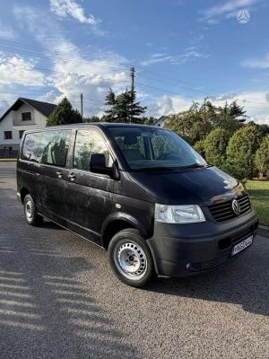 Black Volkswagen Transporter 2008 in Vilnius, with an engine capacity of 1.90 L and mileage of 213 thousand km for 6790 €, photo  on AUTOMOTO.COM.LV