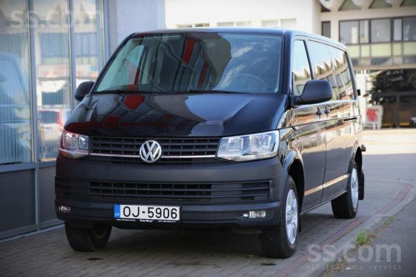 Black Volkswagen Transporter 2017 in Riga, with an engine capacity of 2.00 L and mileage of 340 thousand km for 11495 €, photo 1 on AUTOMOTO.COM.LV