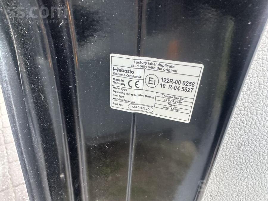 Black Volkswagen Transporter 2018 in Tallinn, with an engine capacity of 2.00 L and mileage of 178 thousand km for 18900 €, photo 4 on AUTOMOTO.COM.LV