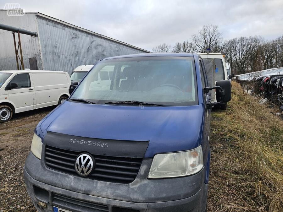 Zils Volkswagen Transporter 2008 Kaišiadorys, ar dzinēja tilpumu 2.50 L un nobraukumu 400 tūkst. km par 4600 €, foto 3 vietnē AUTOMOTO.COM.LV