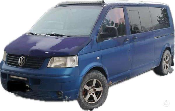 Blue Volkswagen Transporter 2004 in Vilnius, with an engine capacity of 1.90 L and mileage of 500 thousand km for 1800 €, photo 2 on AUTOMOTO.COM.LV