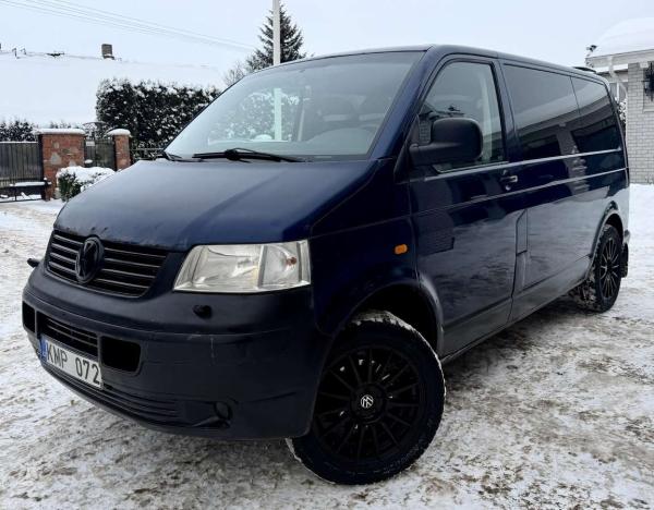 Blue Volkswagen Transporter 2005 in Kaunas, with an engine capacity of 0.00 L and mileage of 445 thousand km for 3700 €, photo 2 on AUTOMOTO.COM.LV