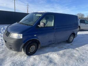 Blue Volkswagen Transporter 2005 in Kaunas, with an engine capacity of 1.90 L and mileage of 390 thousand km for 2599 €, photo  on AUTOMOTO.COM.LV