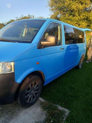 Blue Volkswagen Transporter 2006 in Vilnius, with an engine capacity of 1.90 L and mileage of 332 thousand km for 6850 €, photo  on AUTOMOTO.COM.LV