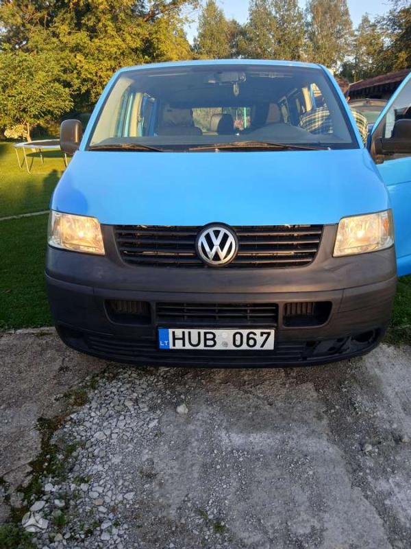 Blue Volkswagen Transporter 2006 in Vilnius, with an engine capacity of 1.90 L and mileage of 332 thousand km for 6850 €, photo 3 on AUTOMOTO.COM.LV