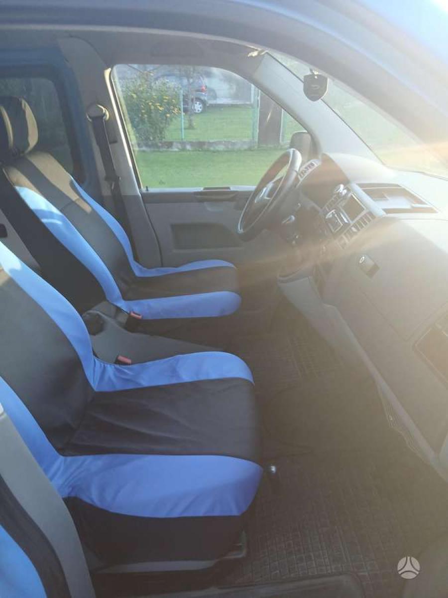 Blue Volkswagen Transporter 2006 in Vilnius, with an engine capacity of 1.90 L and mileage of 332 thousand km for 6850 €, photo 10 on AUTOMOTO.COM.LV