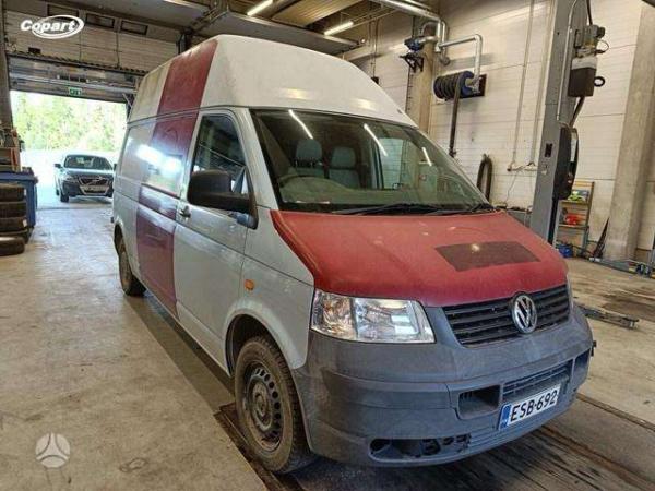 Blue Volkswagen Transporter 2007 in Kaunas, with an engine capacity of 1.99 L and mileage of 143 thousand km for 1750 €, photo 1 on AUTOMOTO.COM.LV