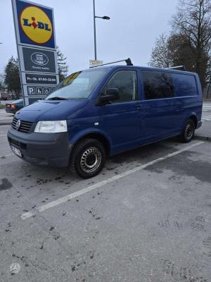 Blue Volkswagen Transporter 2008 in Ukmerge, with an engine capacity of 2.46 L and mileage of 439 thousand km for 3500 €, photo  on AUTOMOTO.COM.LV
