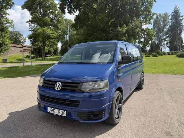 Zils Volkswagen Transporter 2008 Viļņa, ar dzinēja tilpumu 2.50 L un nobraukumu 380 tūkst. km par 6999 €, foto 1 vietnē AUTOMOTO.COM.LV
