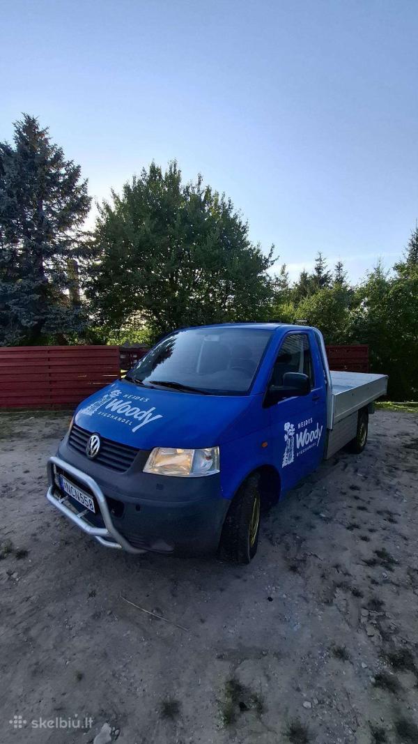 Blue Volkswagen Transporter 2009 in Varena, with an engine capacity of 2.50 L and mileage of 291 thousand km for 4000 €, photo 1 on AUTOMOTO.COM.LV