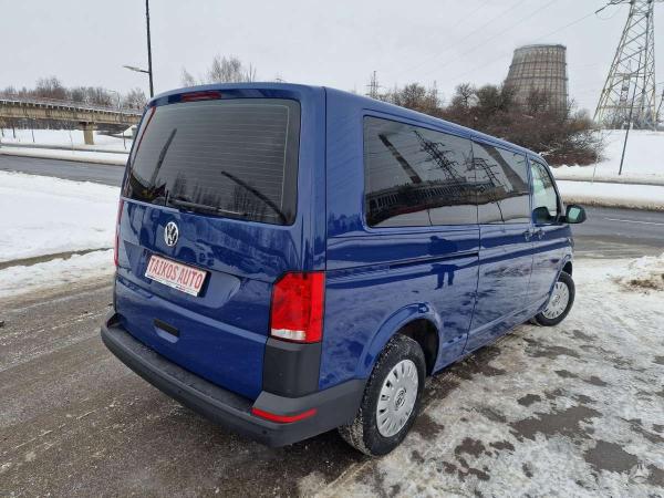 Blue Volkswagen Transporter 2020 in Kaunas, with an engine capacity of 1.97 L and mileage of 185 thousand km for 19490 €, photo 6 on AUTOMOTO.COM.LV