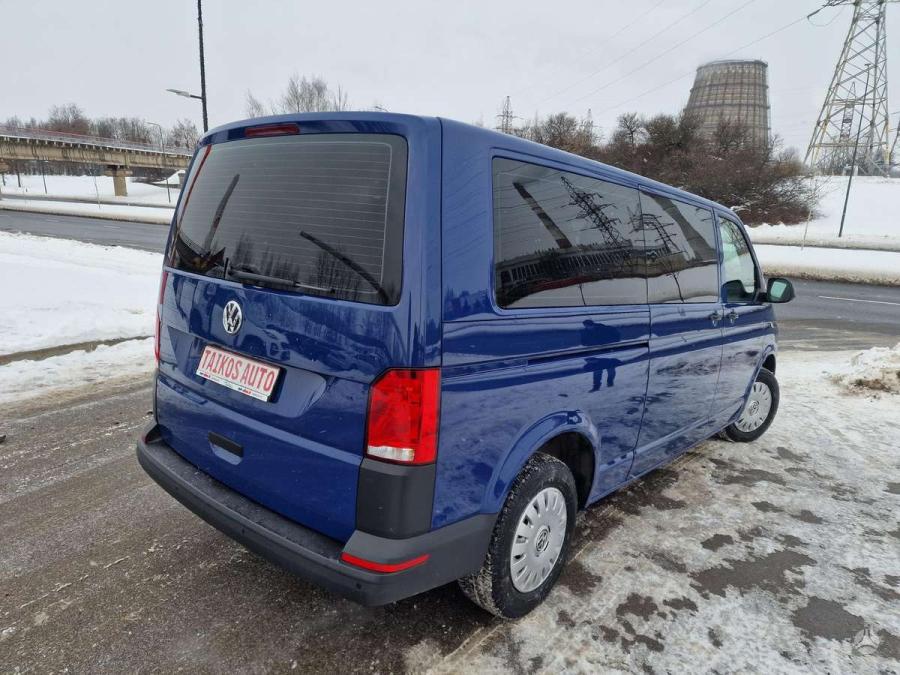 Blue Volkswagen Transporter 2020 in Kaunas, with an engine capacity of 1.97 L and mileage of 185 thousand km for 19490 €, photo 6 on AUTOMOTO.COM.LV