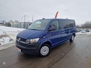 Blue Volkswagen Transporter 2020 in Kaunas, with an engine capacity of 1.97 L and mileage of 186 thousand km for 18450 €, photo  on AUTOMOTO.COM.LV