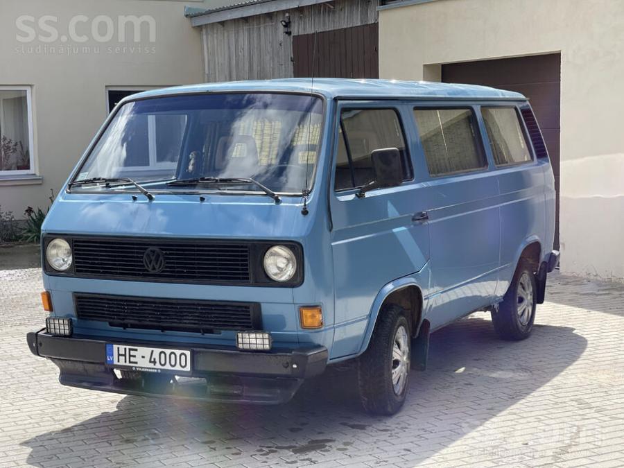 Синий Фольксваген Transporter 1989 в Рига, объемом двигателя 1.70 л и пробегом 351 тыс. км за 5250 €, фото 3 на AUTOMOTO.COM.LV