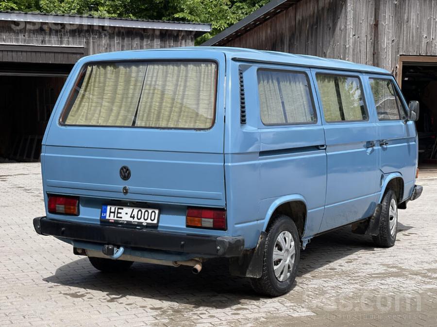 Синий Фольксваген Transporter 1989 в Рига, объемом двигателя 1.70 л и пробегом 351 тыс. км за 5250 €, фото 4 на AUTOMOTO.COM.LV