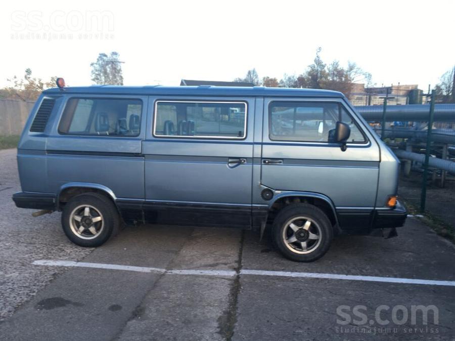 Синий Фольксваген Transporter 1990 в Рига, объемом двигателя 1.90 л и пробегом 371 тыс. км за 6700 €, фото 5 на AUTOMOTO.COM.LV