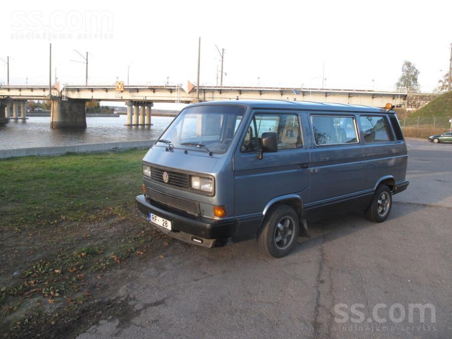 Синий Фольксваген Transporter 1990 в Рига, объемом двигателя 1.90 л и пробегом 371 тыс. км за 6700 €, фото 14 на AUTOMOTO.COM.LV