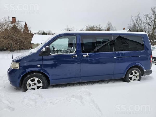 Zils Volkswagen Transporter 2005 Gulbene, ar dzinēja tilpumu 2.50 L un nobraukumu 351 tūkst. km par 2500 €, foto 3 vietnē AUTOMOTO.COM.LV