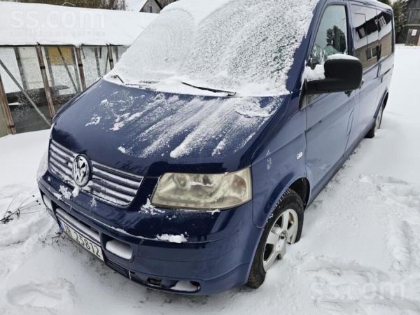 Zils Volkswagen Transporter 2005 Gulbene, ar dzinēja tilpumu 2.50 L un nobraukumu 351 tūkst. km par 2500 €, foto 4 vietnē AUTOMOTO.COM.LV
