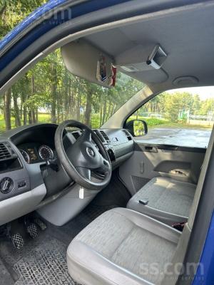 Blue Volkswagen Transporter 2010 in Jurmala, with an engine capacity of 1.90 L and mileage of 271 thousand km for 5100 €, photo 6 on AUTOMOTO.COM.LV