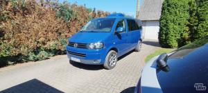 Blue Volkswagen Transporter 2011 in Vilnius, with an engine capacity of 2.00 L and mileage of 301 thousand km for 7500 €, photo  on AUTOMOTO.COM.LV