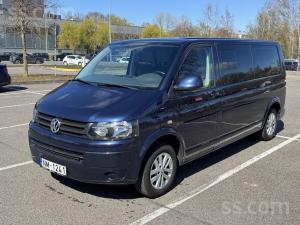 Blue Volkswagen Transporter 2014 in Riga, with an engine capacity of 2.00 L and mileage of 208 thousand km for 11900 €, photo  on AUTOMOTO.COM.LV